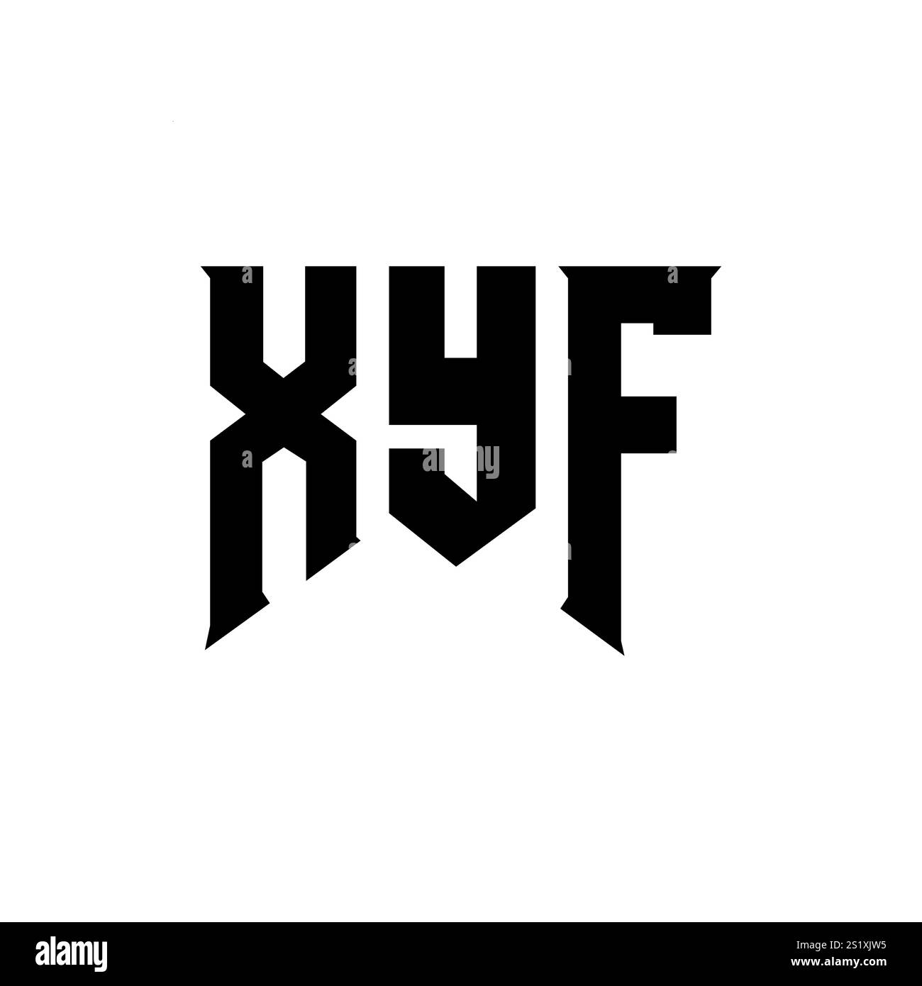 Xyf logo design hi-res stock photography and images - Alamy