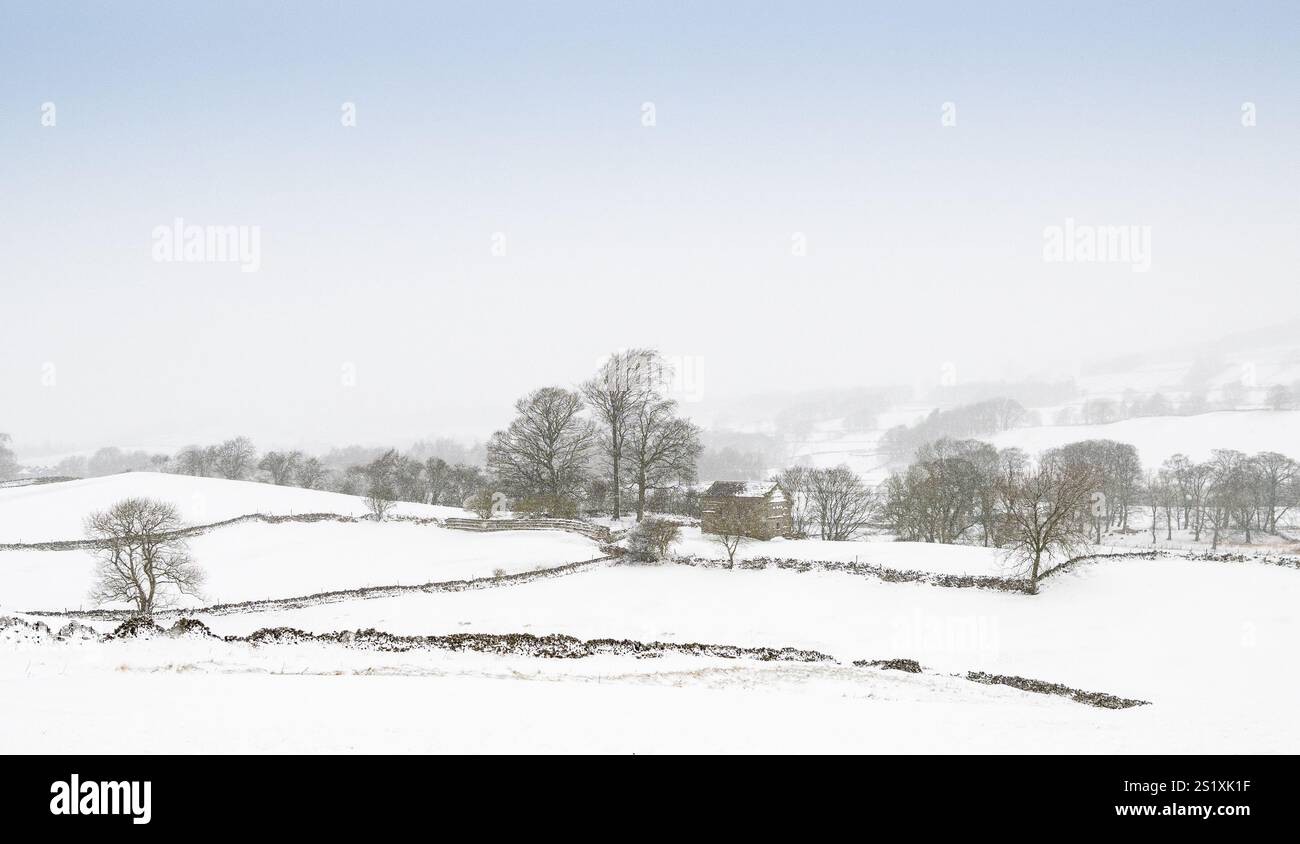 5th January 2025, Weather. Hawes, North Yorkshire. The landscape of the ...