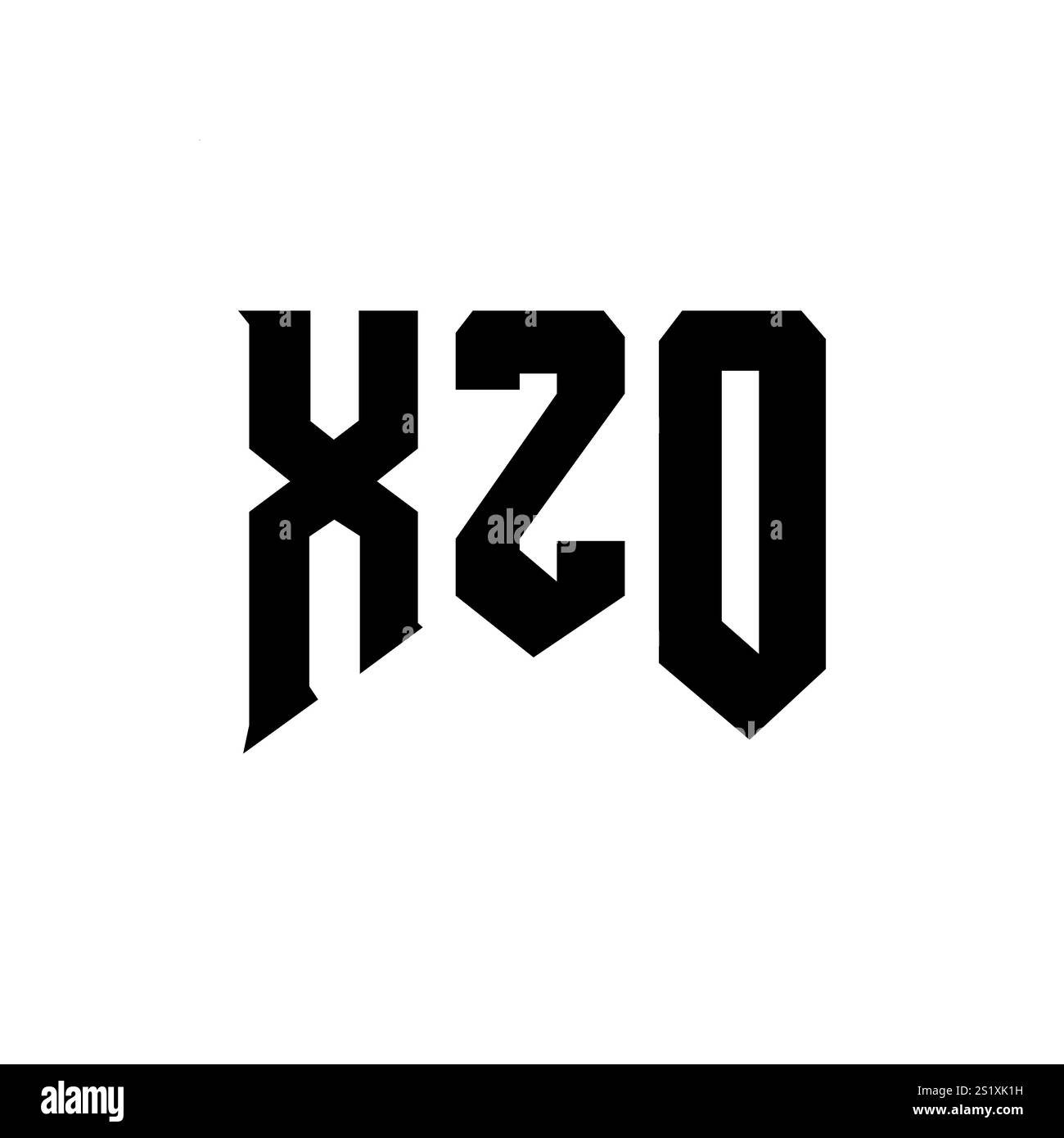 XZO letter logo design for technology company. XZO logo design black ...