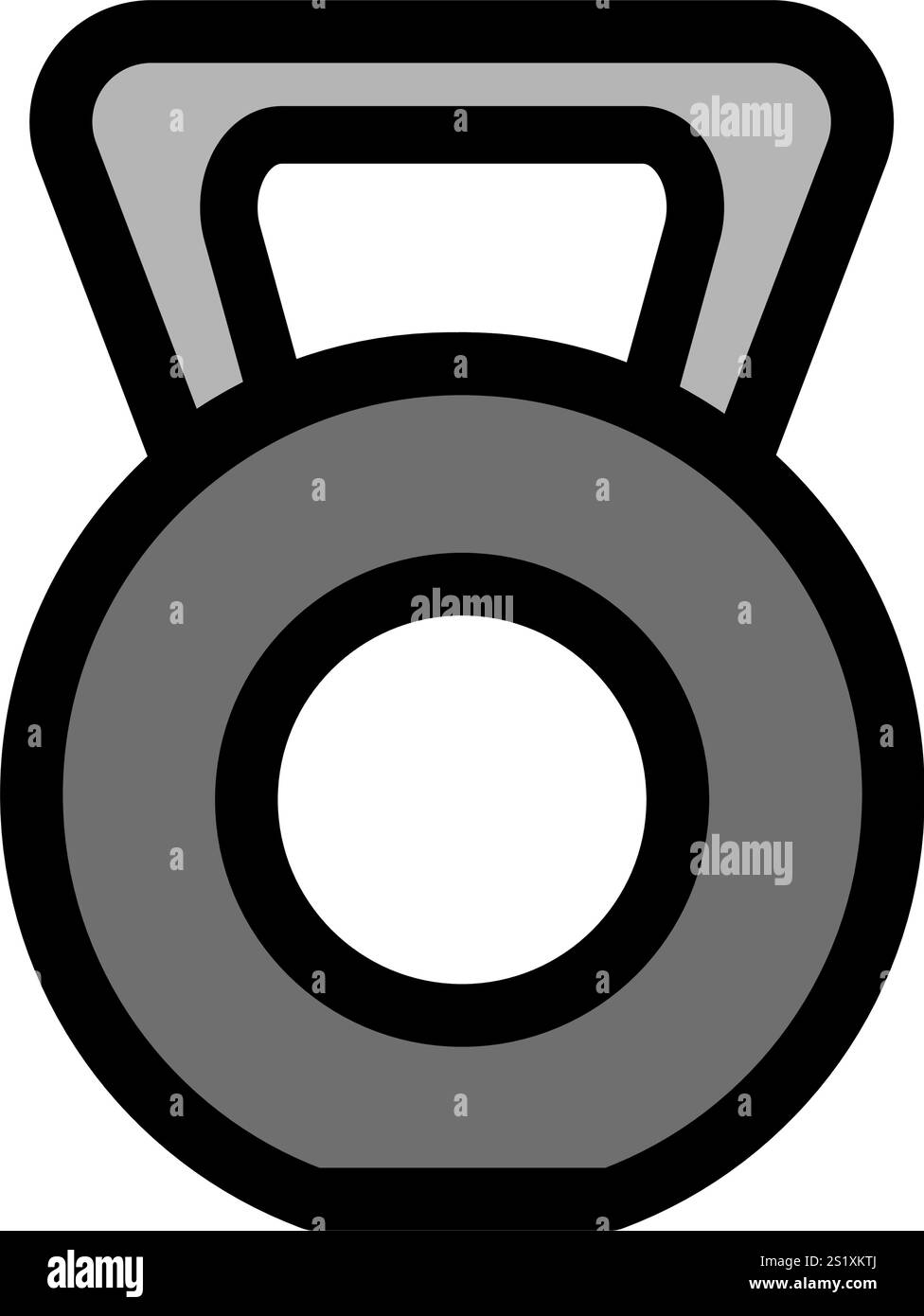 Fitness weight instrument to gain strength and muscles - Flat icon symbol Stock Vector Image ...