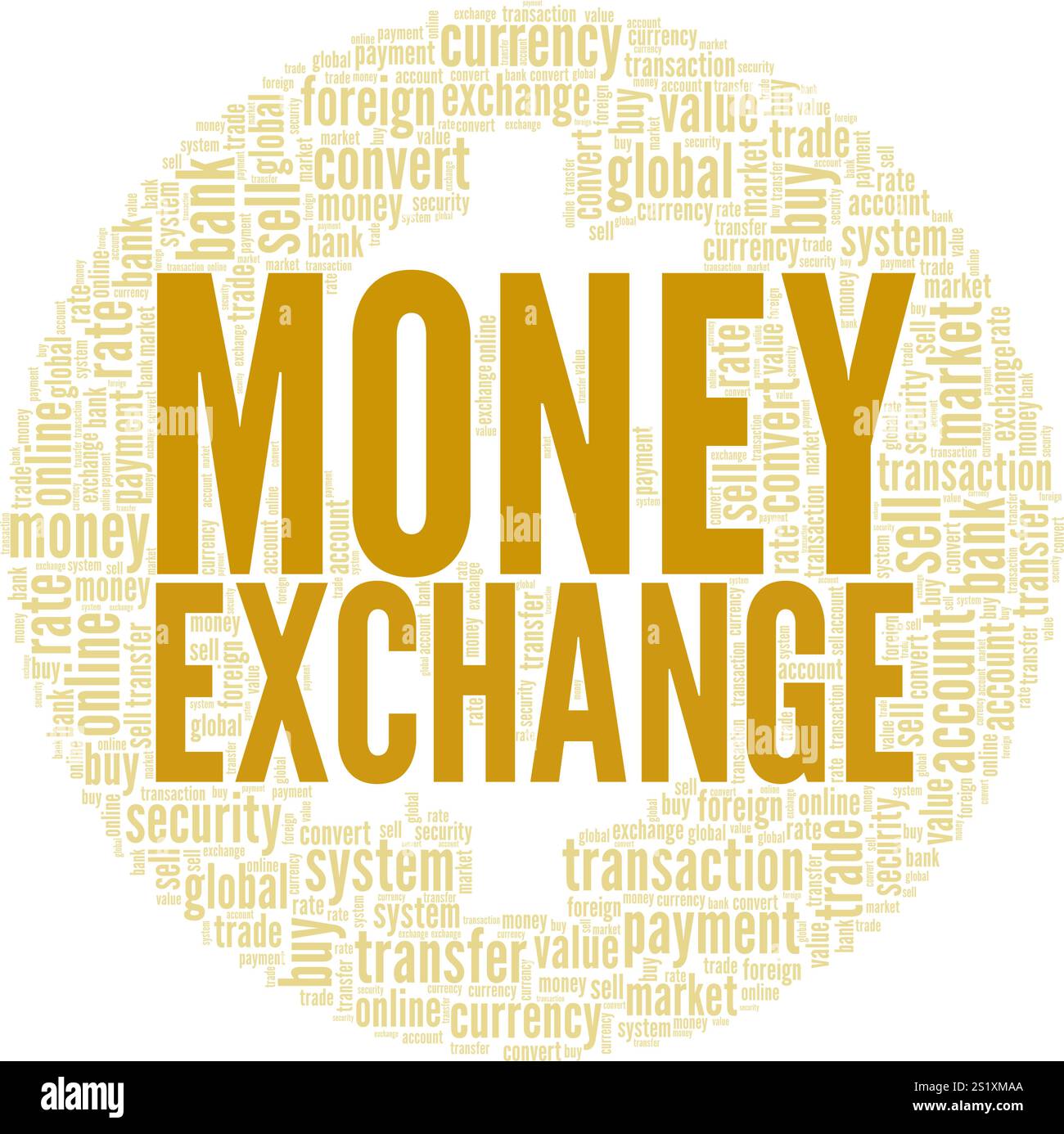 Money Exchange word cloud conceptual design isolated on white ...