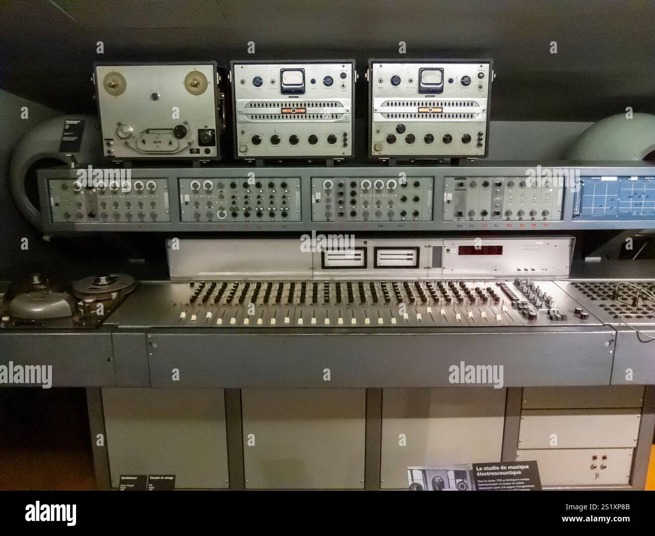 Paris, France, Close up, 1950s Music Studio, "Electroacoustic",Vintage ...