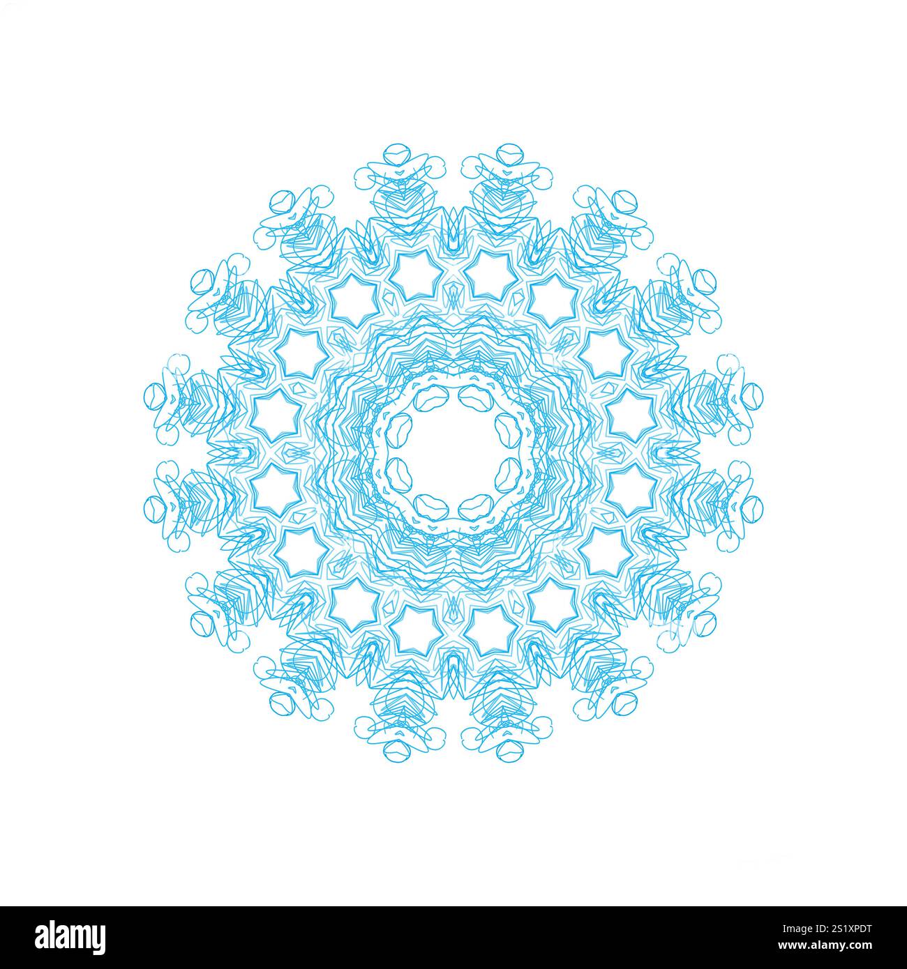 White snowflakes stars in Cut Out Stock Images & Pictures - Alamy