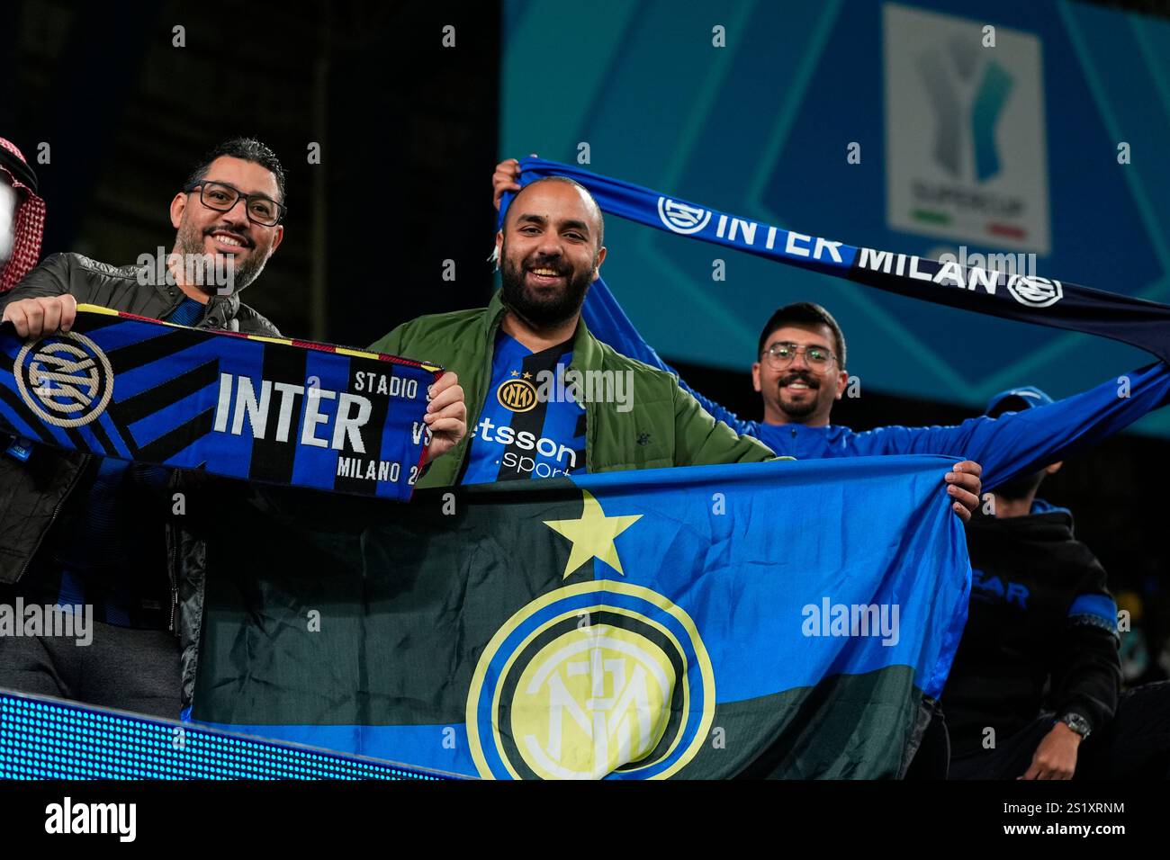 Inter's fans during the EA Sports FC Supercup 2024/2025 match between ...