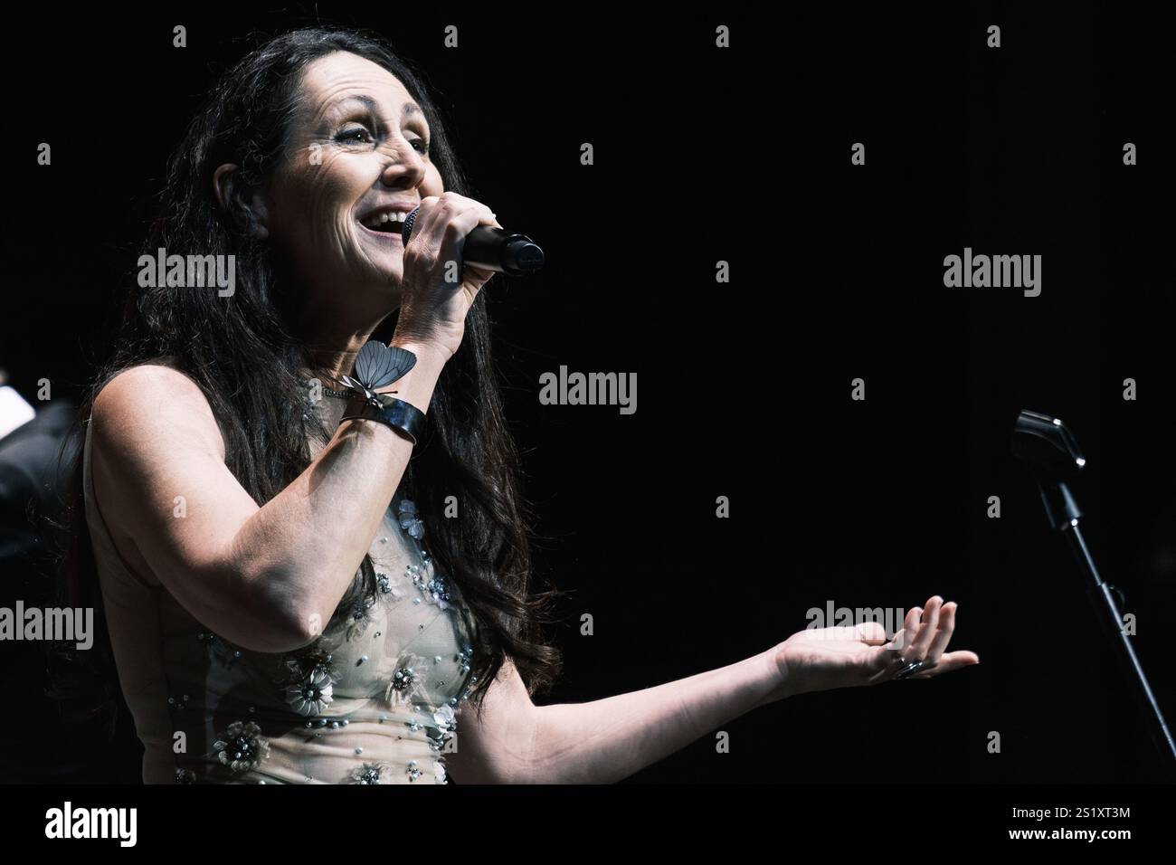 Spanish singer Clara Montes performs at Christmas concert at Madrid's ...