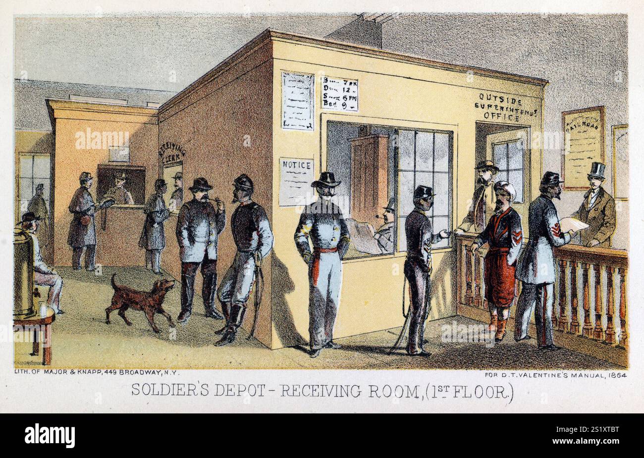 Soldiers Depot - Receiving Room - 1st Floor, New York City, American ...