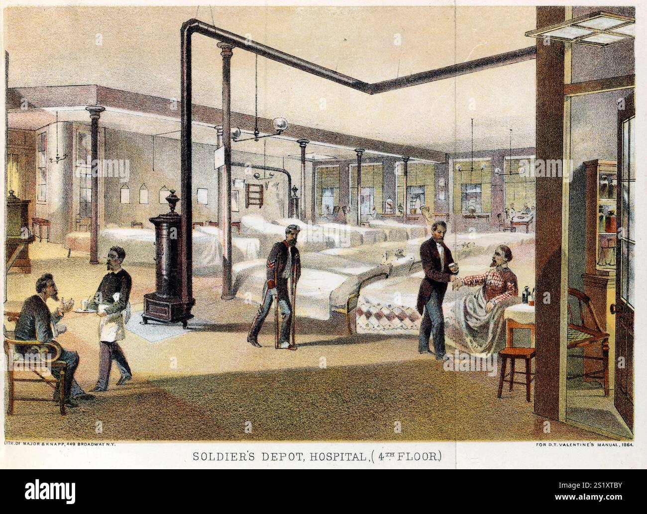 Soldiers Depot - Hospital - 4th Floor, New York City, American Civil ...