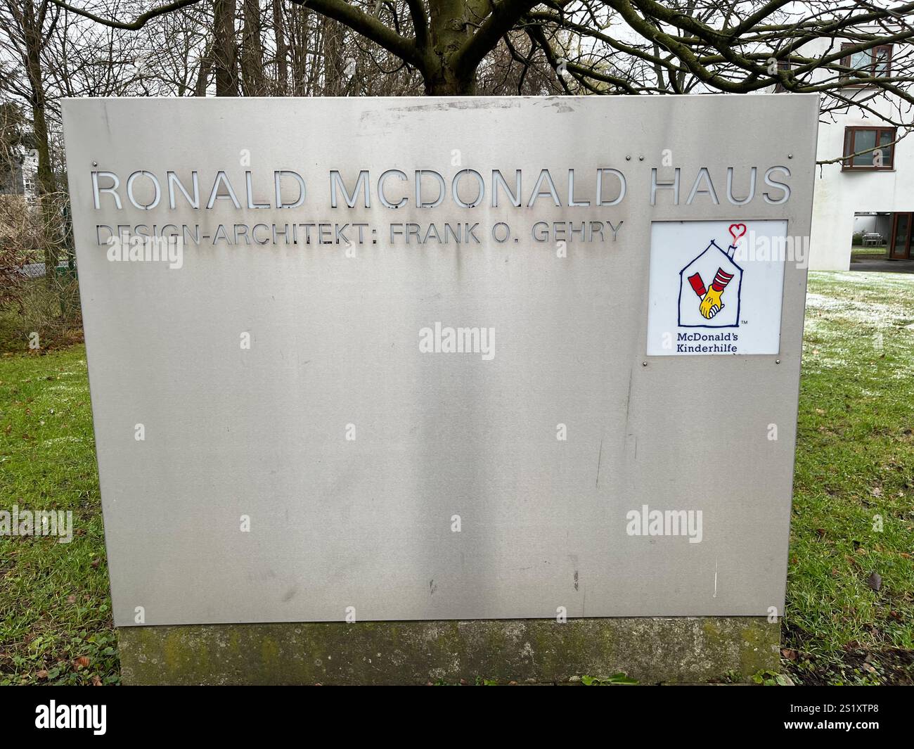 Germany, Bad Oeynhausen, January 4. 2025, Sign or Lettering Ronald ...