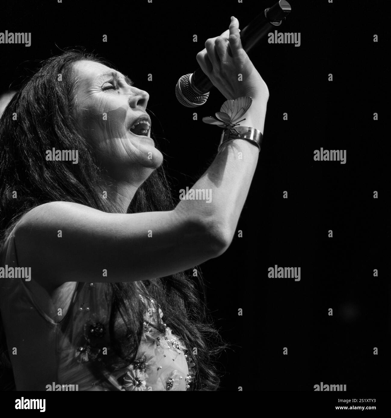 Spanish singer Clara Montes performs at Christmas concert at Madrid's ...