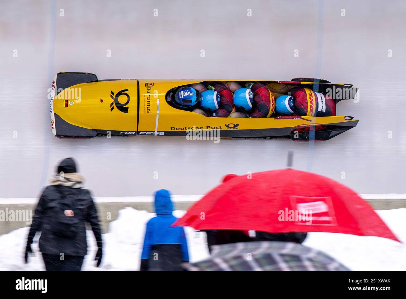 Winterberg, Germany. 05th Jan, 2025. Bobsleigh: World Cup, four-man ...