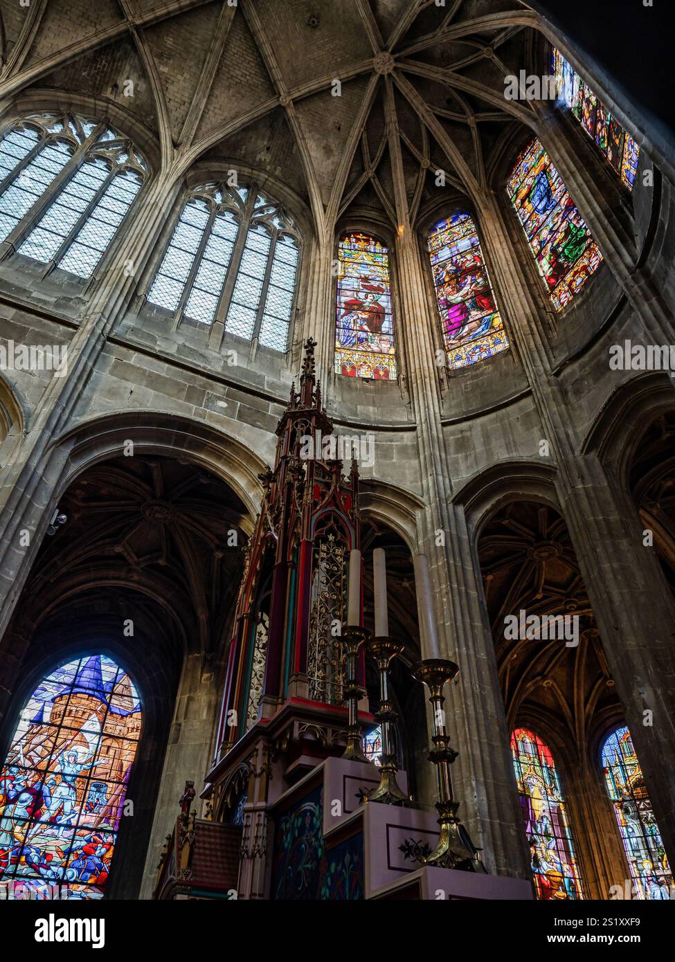 Margny-les-Compiegne is a beautiful town in France. Medieval town, old ...