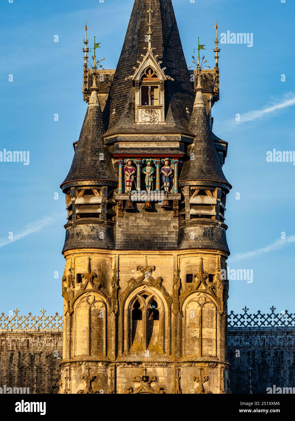 Margny-les-Compiegne is a beautiful town in France. Medieval town, old ...