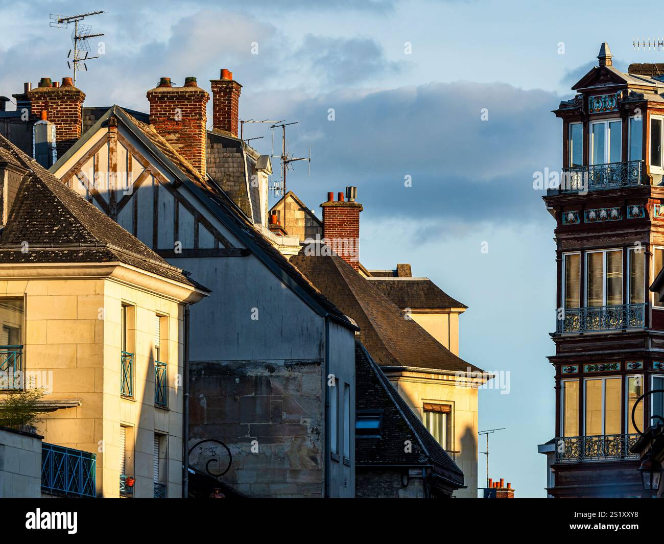 Margny-les-Compiegne is a beautiful town in France. Medieval town, old ...