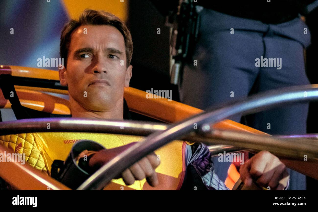 The Running Man Arnold Schwarzenegger Stock Photo - Alamy