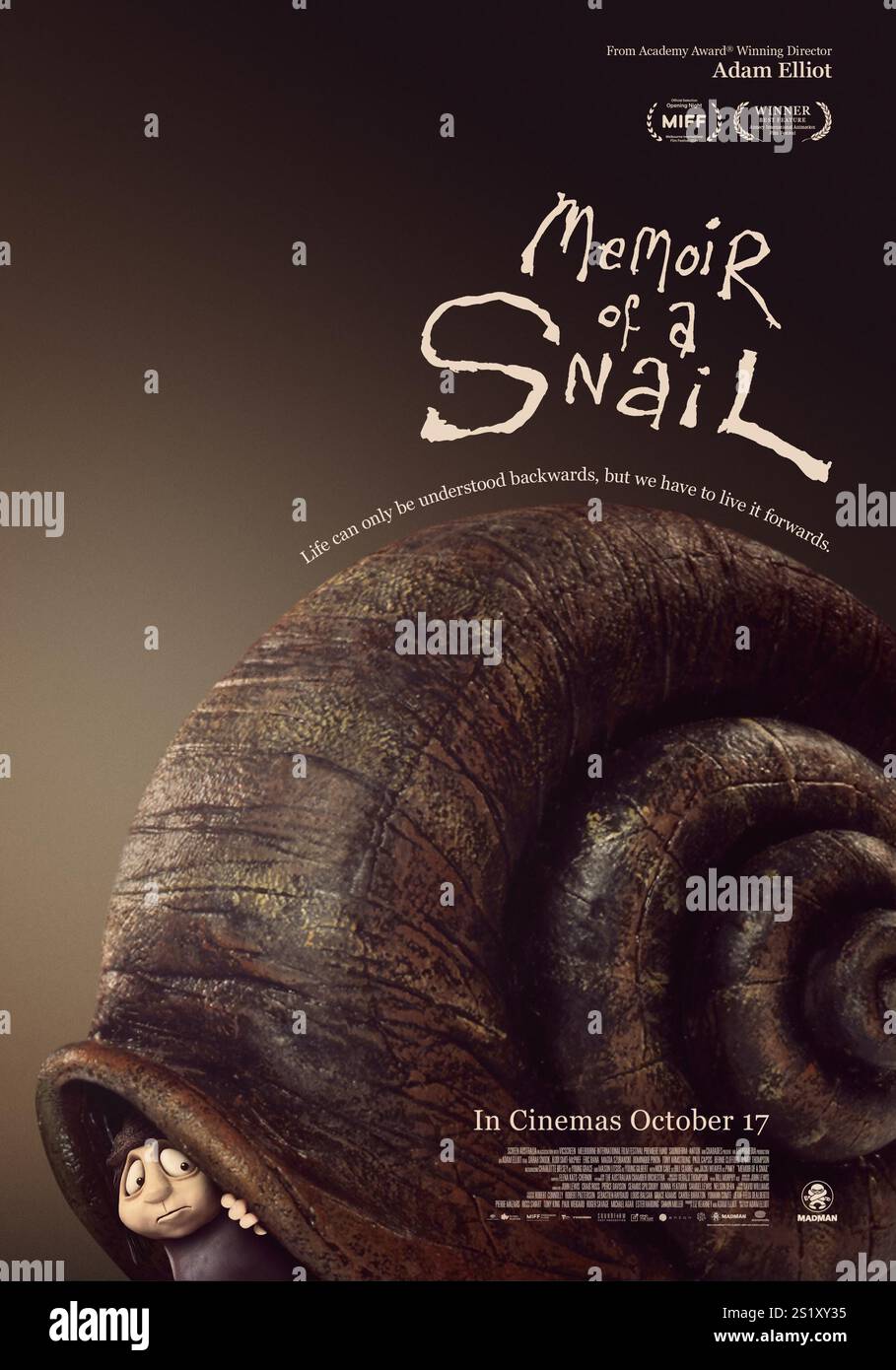 Memoir of a Snail poster Stock Photo - Alamy