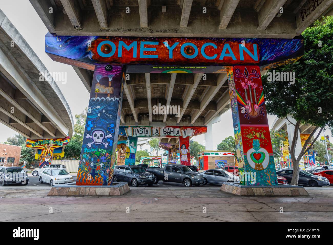 Murals or street art in Chicano Park, Barrio Logan, San Diego ...