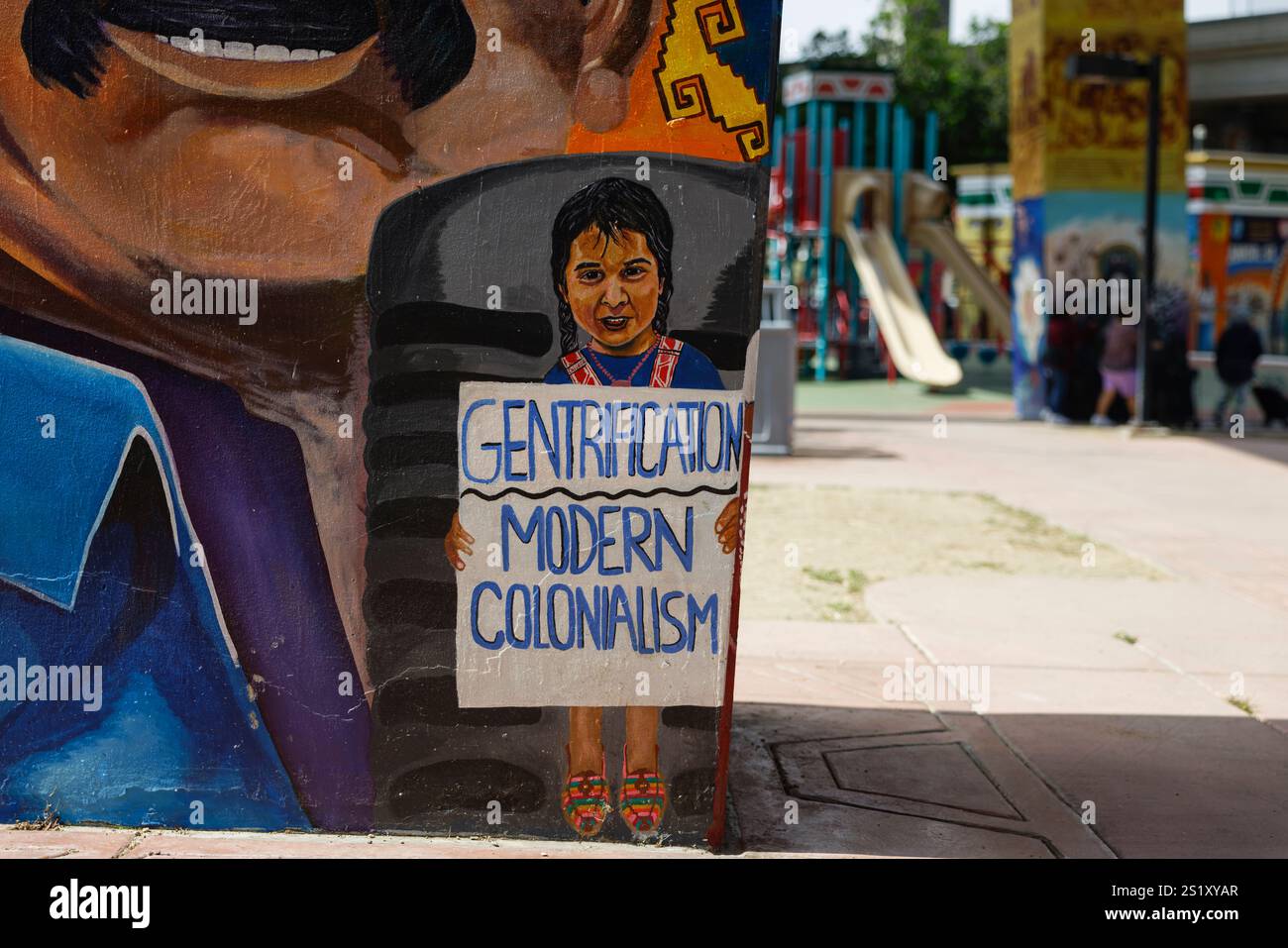 Murals or street art in Chicano Park, Barrio Logan, San Diego ...