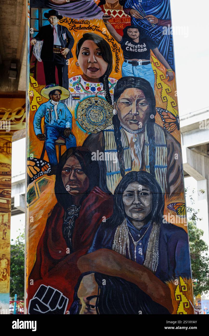 Murals or street art in Chicano Park, Barrio Logan, San Diego ...