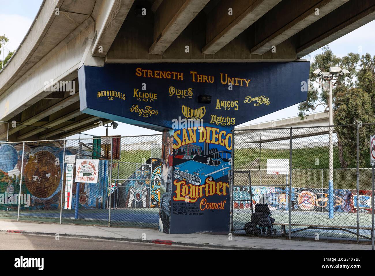 Murals or street art in Chicano Park, Barrio Logan, San Diego ...