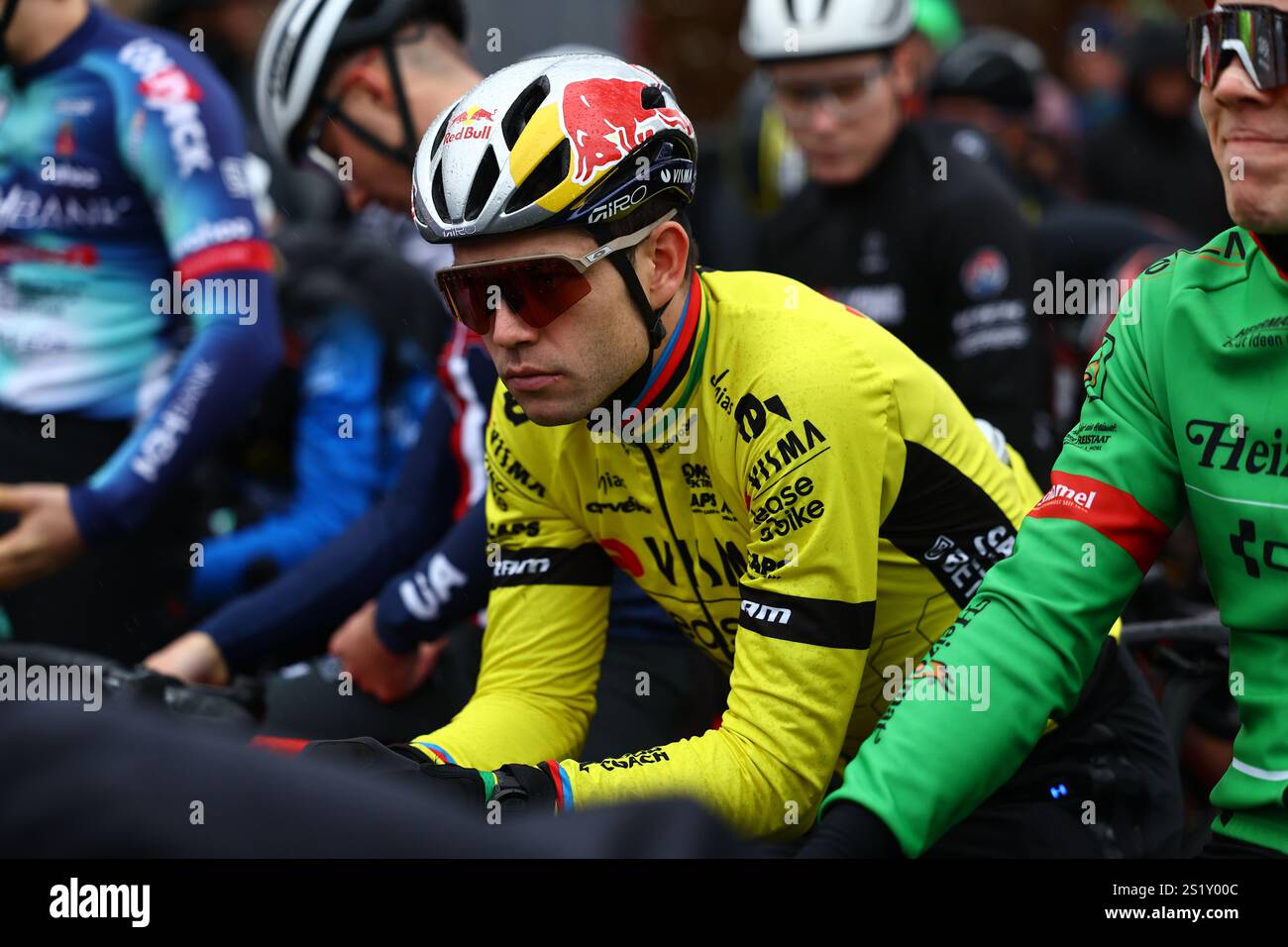 Dendermonde, Belgium. 05th Jan, 2025. Belgian Wout van Aert pictured ...