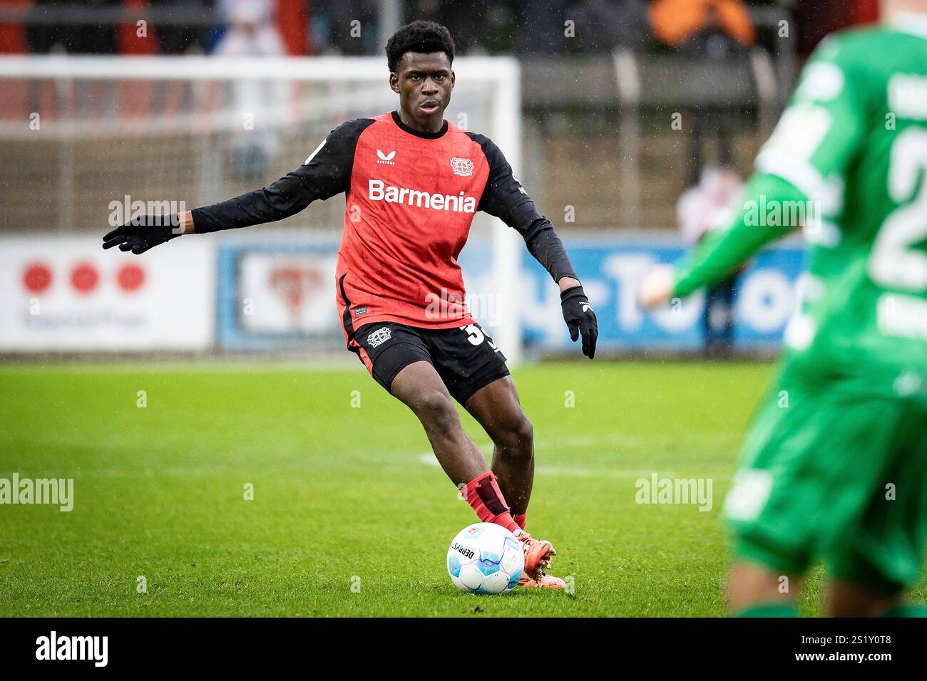 Leverkusen, Deutschland. 05th Jan, 2025. Othniel Raterink (Bayer 04 ...