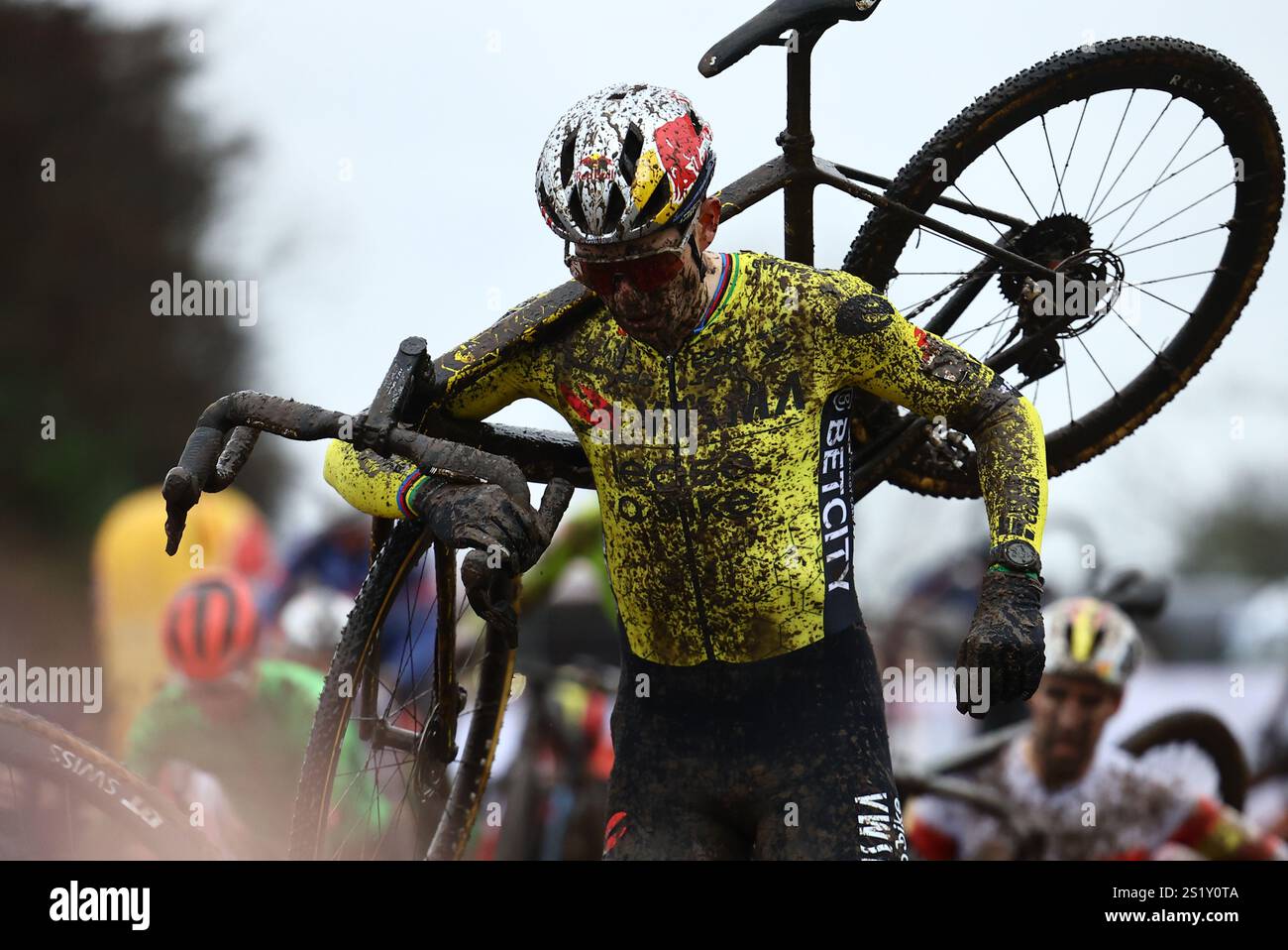 Dendermonde, Belgium. 05th Jan, 2025. Belgian Wout van Aert pictured ...