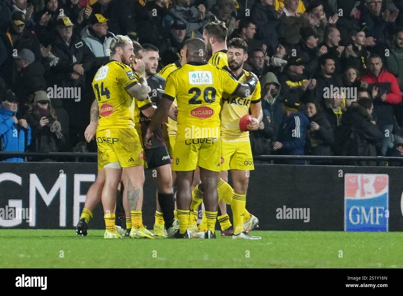 La Rochelle, France. 04th Jan, 2025. Celebration victory Team La ...