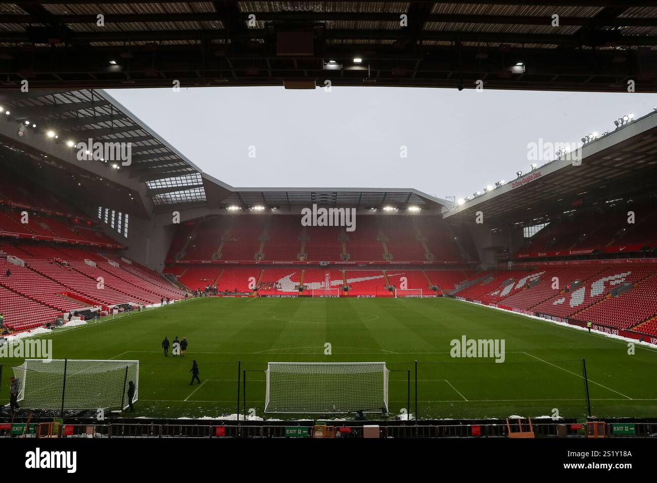 A general view of Anfield during the Premier League match Liverpool vs ...