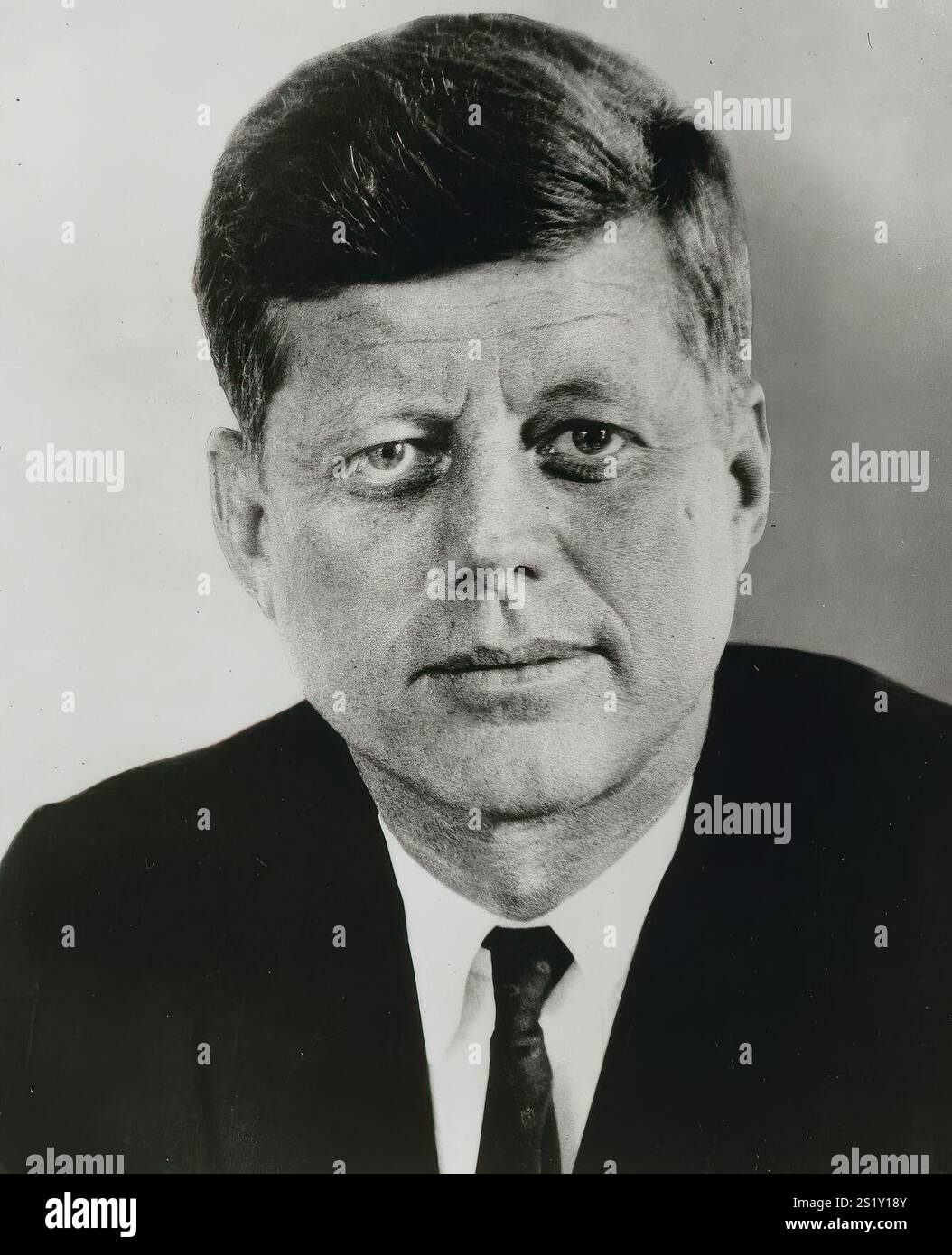 Portrait president John F. Kennedy Stock Photo - Alamy