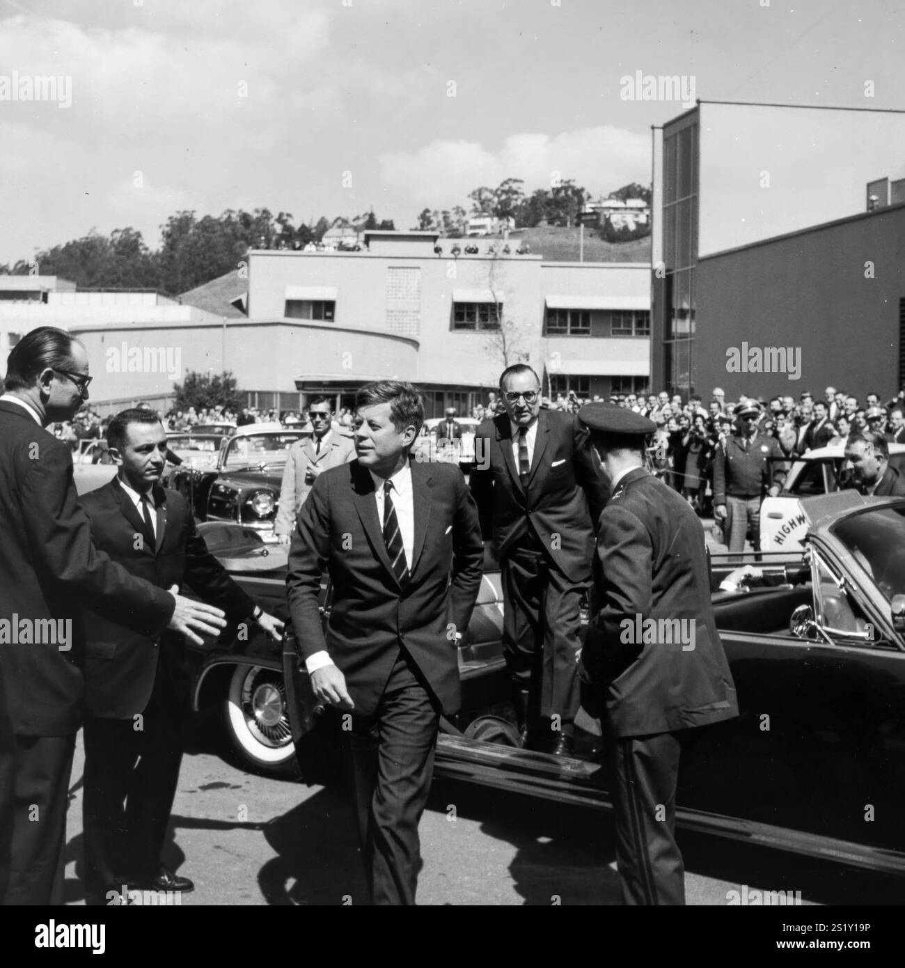 John F. Kennedy, Lawrence Radiation Laboratory Stock Photo - Alamy