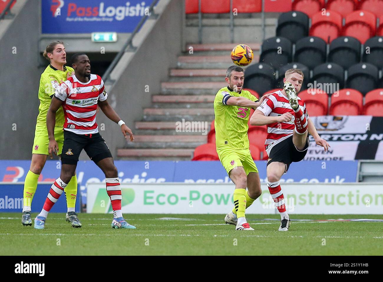 Eco - Power Stadium, Doncaster, England - 4th January 2025 Jay McGrath ...