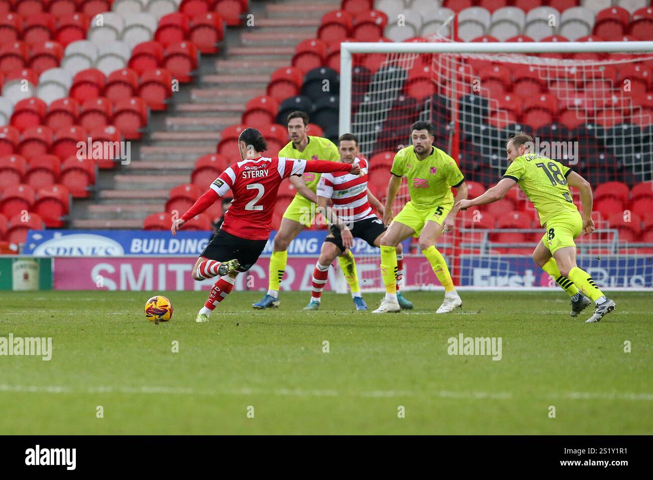 Eco - Power Stadium, Doncaster, England - 4th January 2025 Jamie Sterry ...