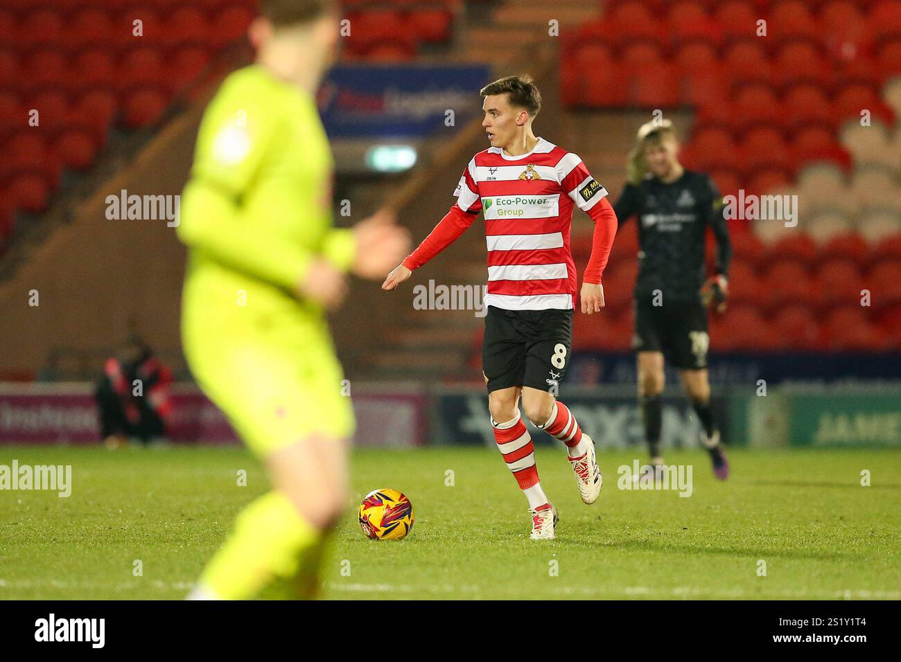Eco - Power Stadium, Doncaster, England - 4th January 2025 George ...