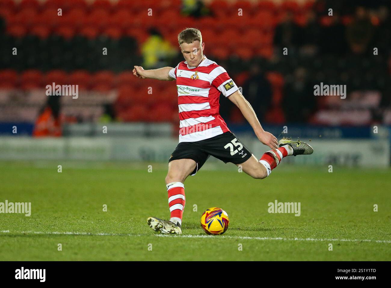 Eco - Power Stadium, Doncaster, England - 4th January 2025 Jay McGrath ...