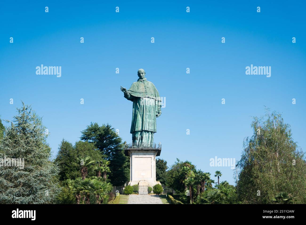 San Carlone statue, also known as Colossus of San Carlo Borromeo at the ...