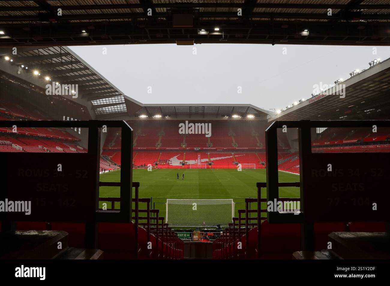 A general view of Anfield during the Premier League match Liverpool vs ...