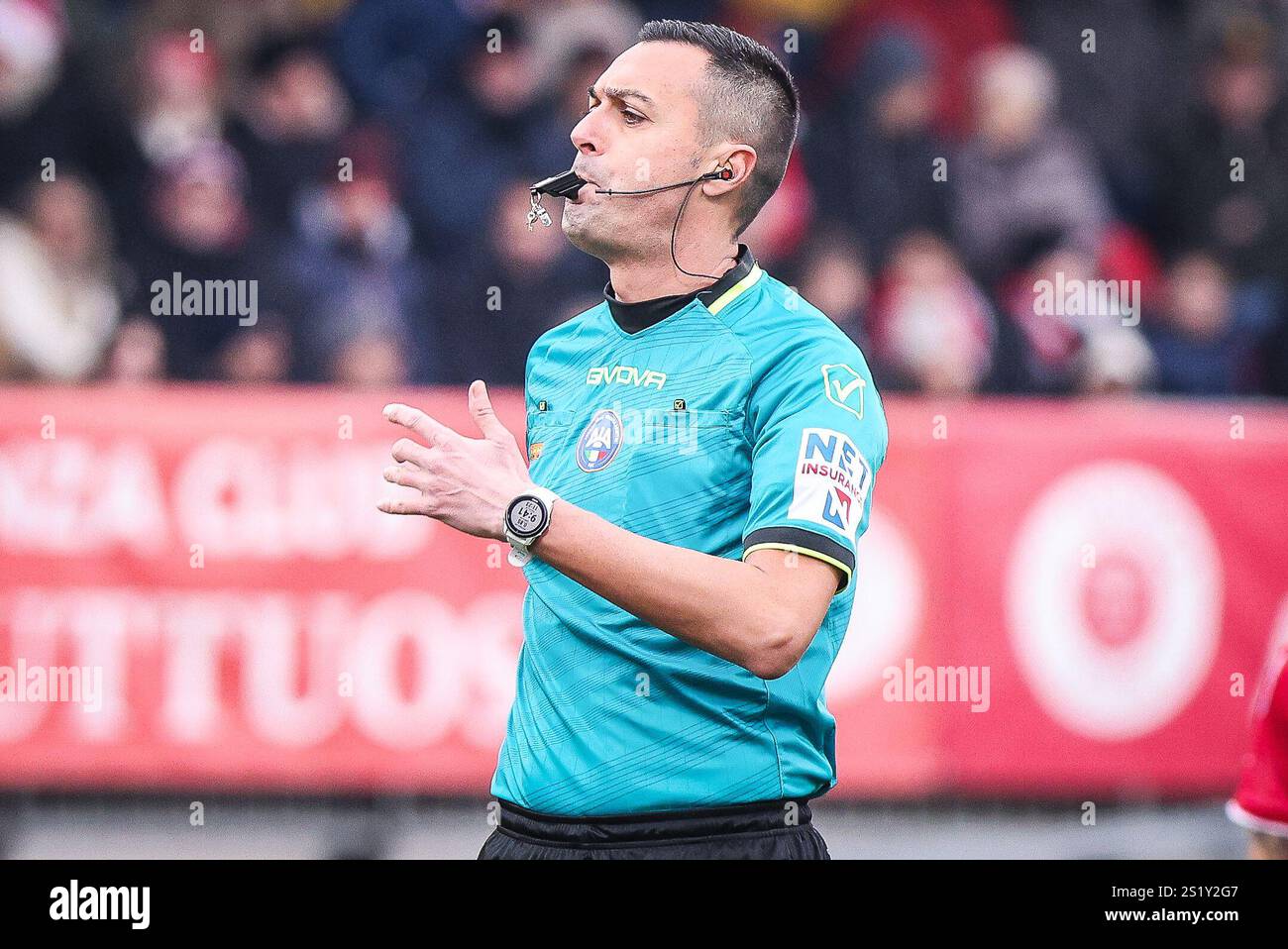 Monza, Italie. 05th Jan, 2025. Referee Marco DI BELLO during the ...