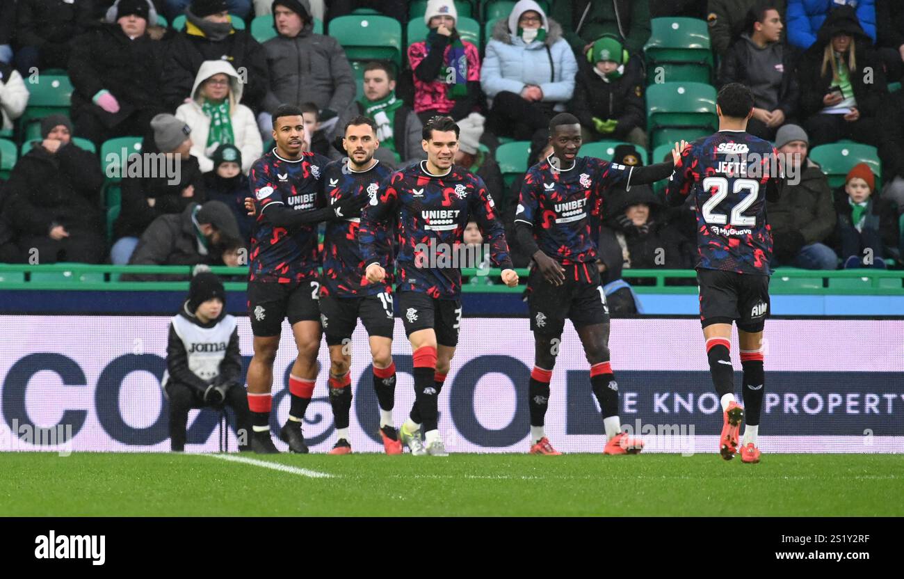 Easter Road Stadium, Edinburgh.Scotland UK. 5th Jan 25 Hibernian vs ...