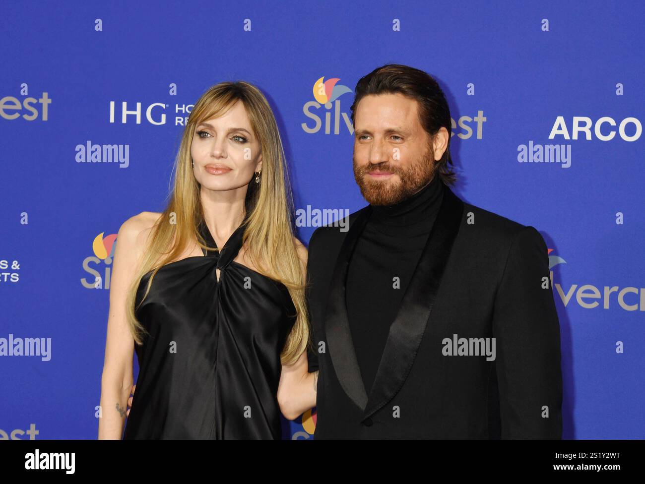 Palm Springs, California, USA. 03rd Jan, 2025. (L-R) Angelina Jolie and ...