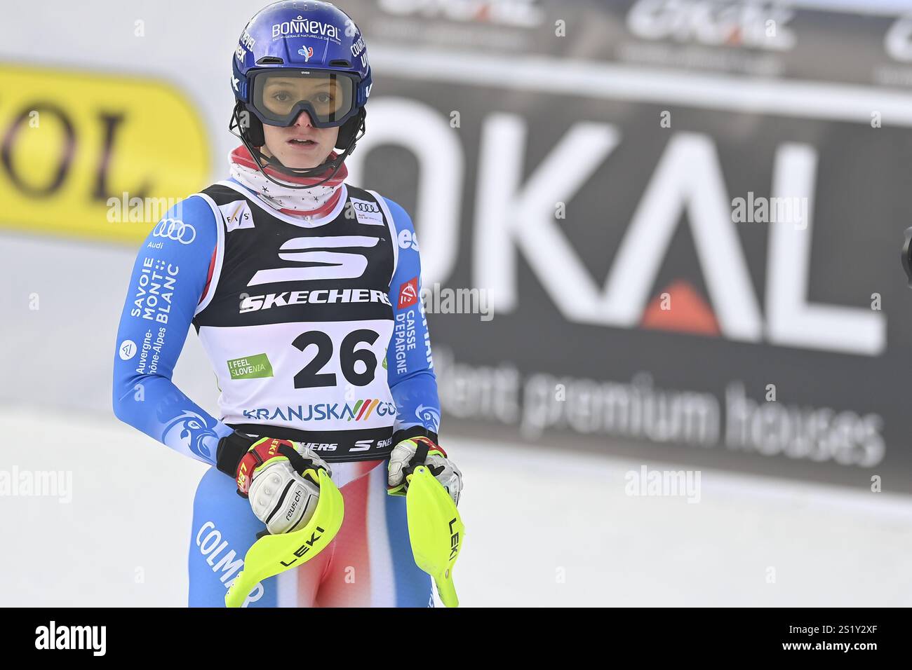 Kranjska Gora, Slovenia. 05th Jan, 2025. Clarisse Breche of France ...