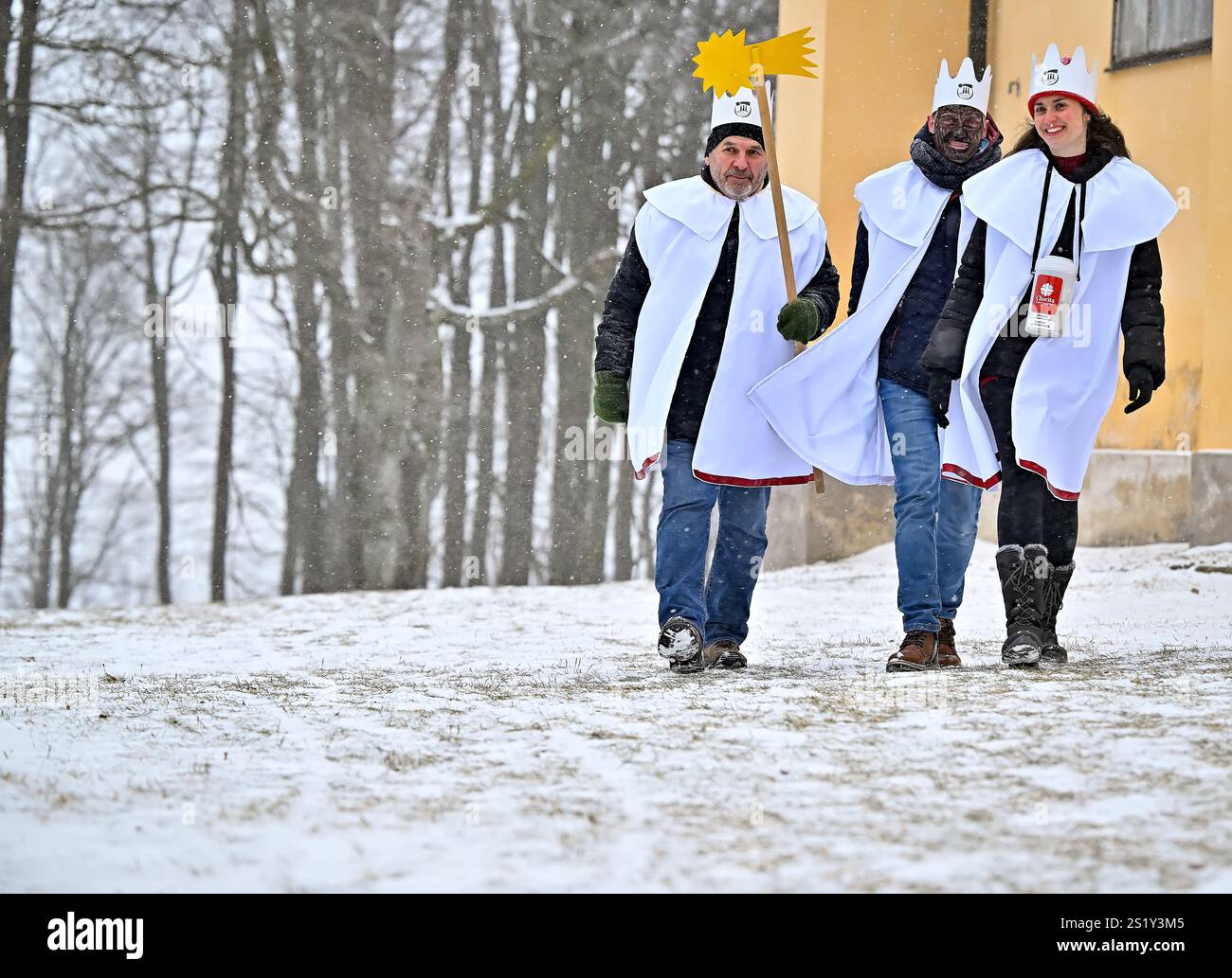 Kremesnik, Czech Republic. 05th Jan, 2025. Charity-organized Three ...