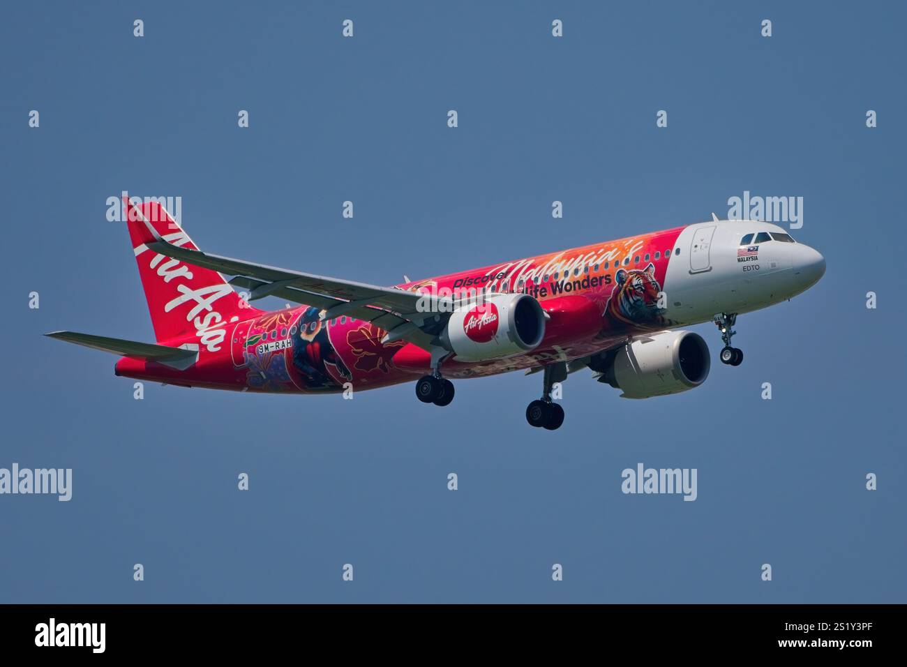 AirAsia A320-251 9M-RAH Discover Wildlife Wonder livery arrives at ...