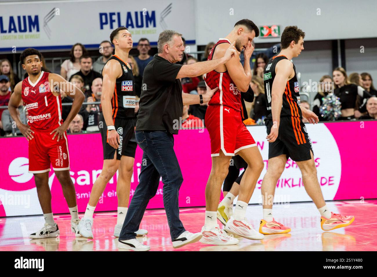 Bamberg, Deutschland 02. Januar 2025: 1.BBL - 2024/2025 - Bamberg ...