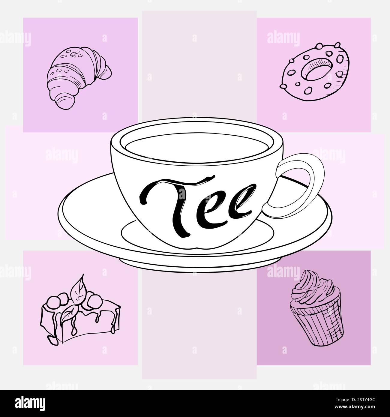 Sign coffee shop Stock Vector Images - Alamy