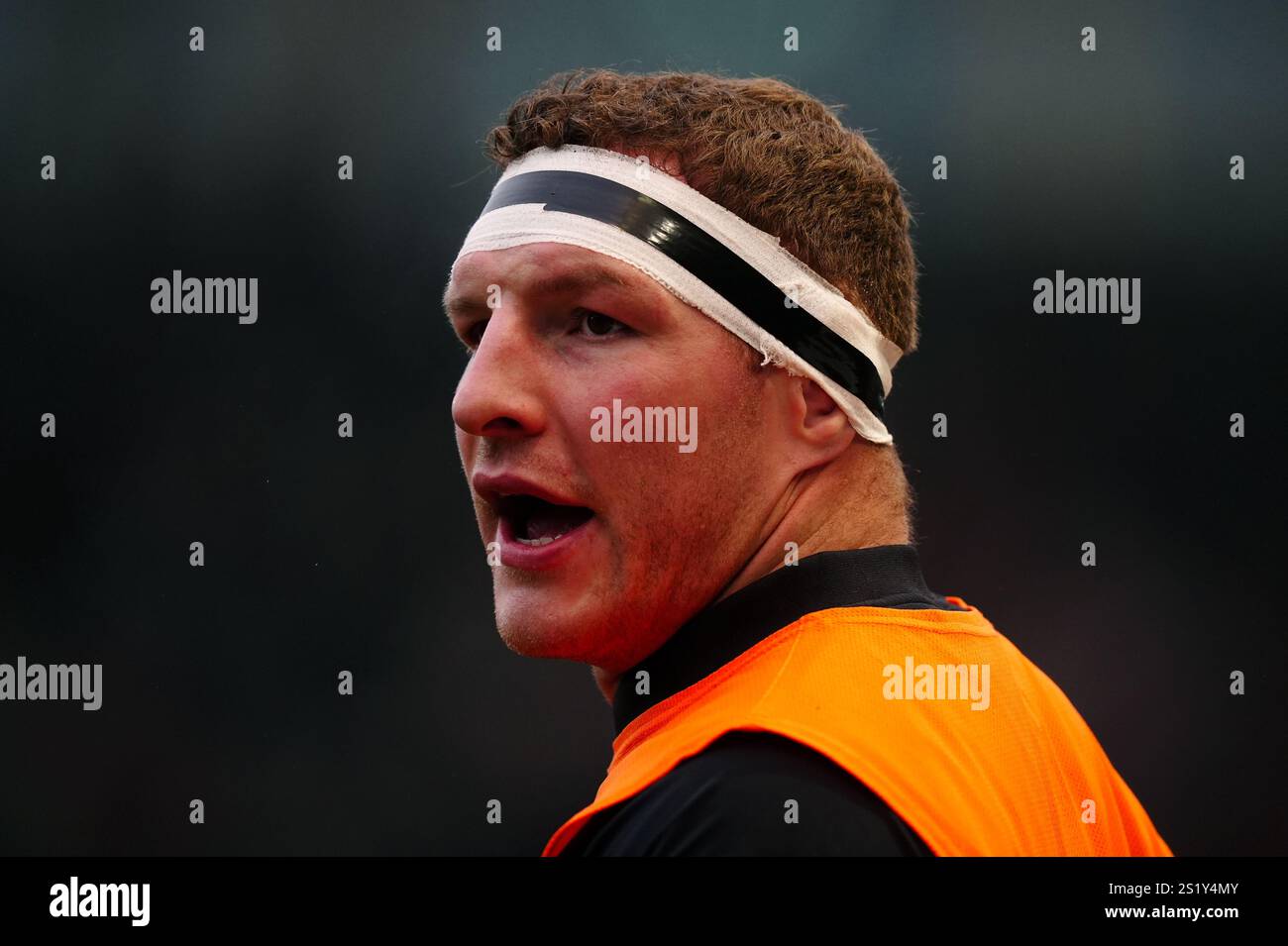 Bath's Sam Underhill during the warm up before the Gallagher ...