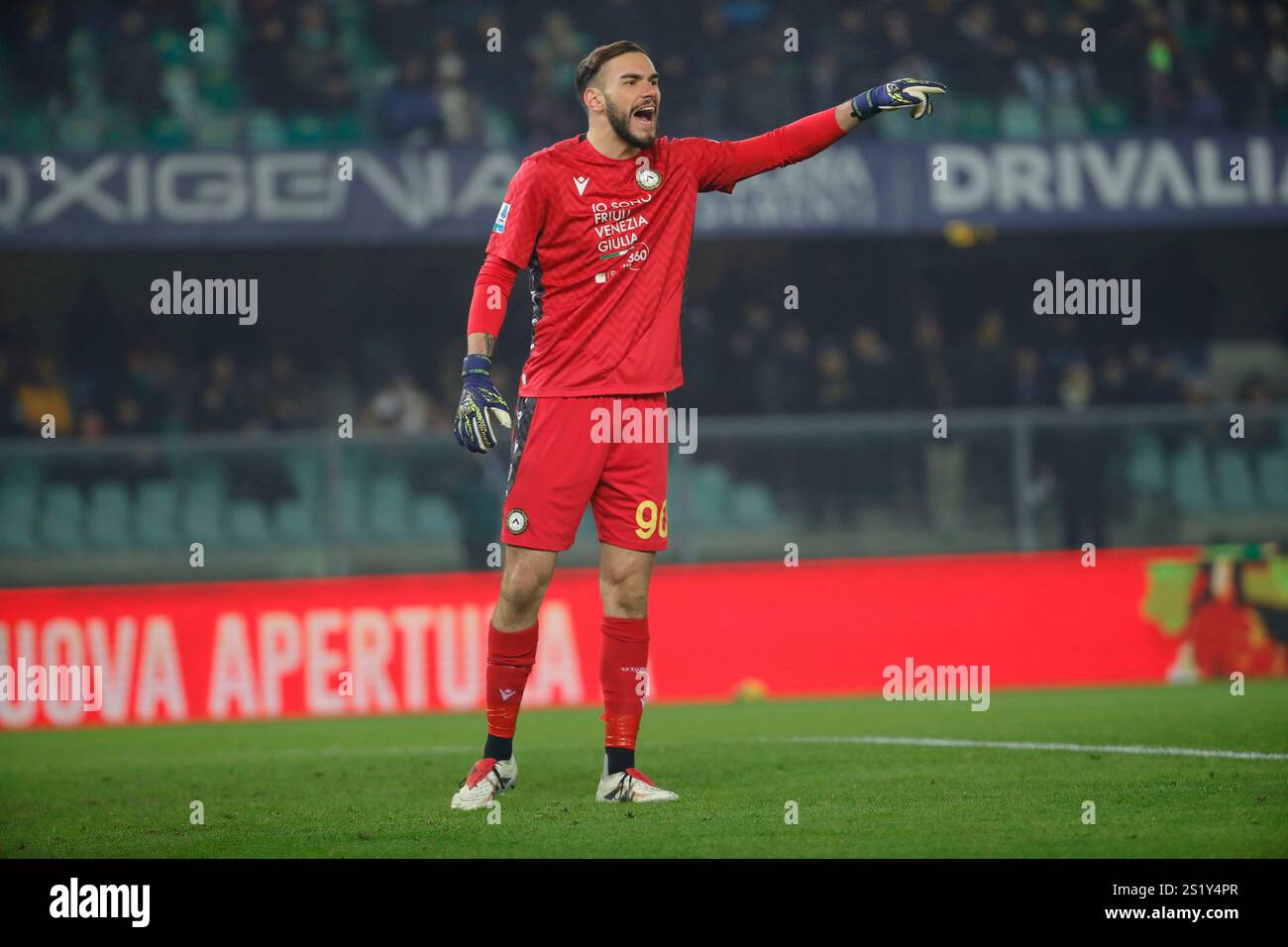 Verona, Italy. 04th Jan, 2025. Razvan Sava of Undines Calcio seen in action during the Italian ...