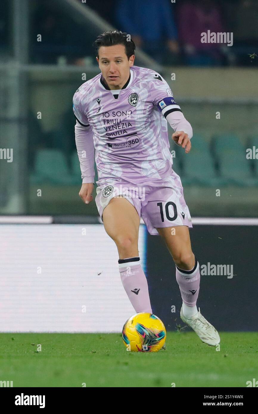Florian Thauvin of Undines Calcio seen in action during the Italian ...