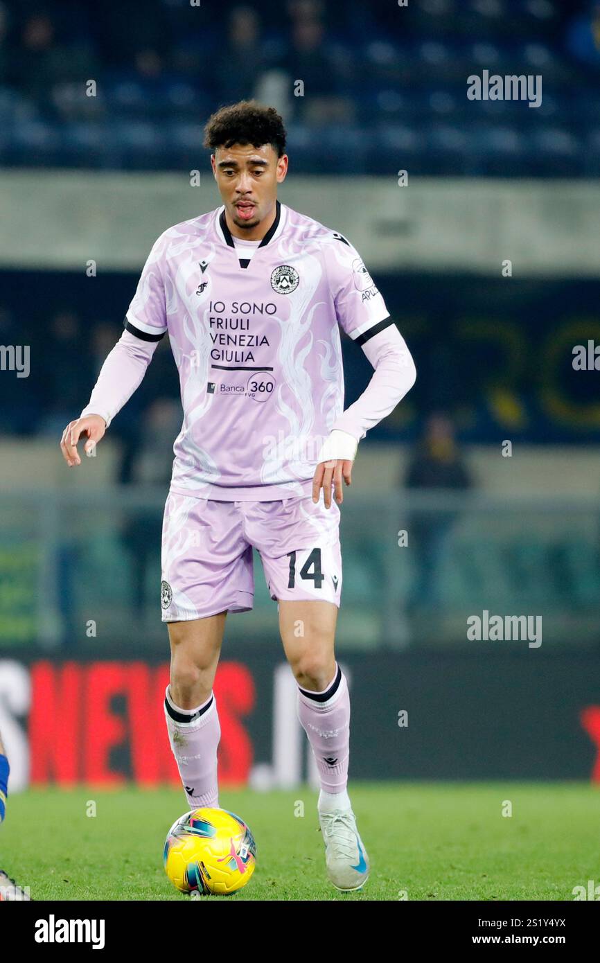 Verona, Italy. 04th Jan, 2025. Arthur Atta of Undines Calcio seen in ...