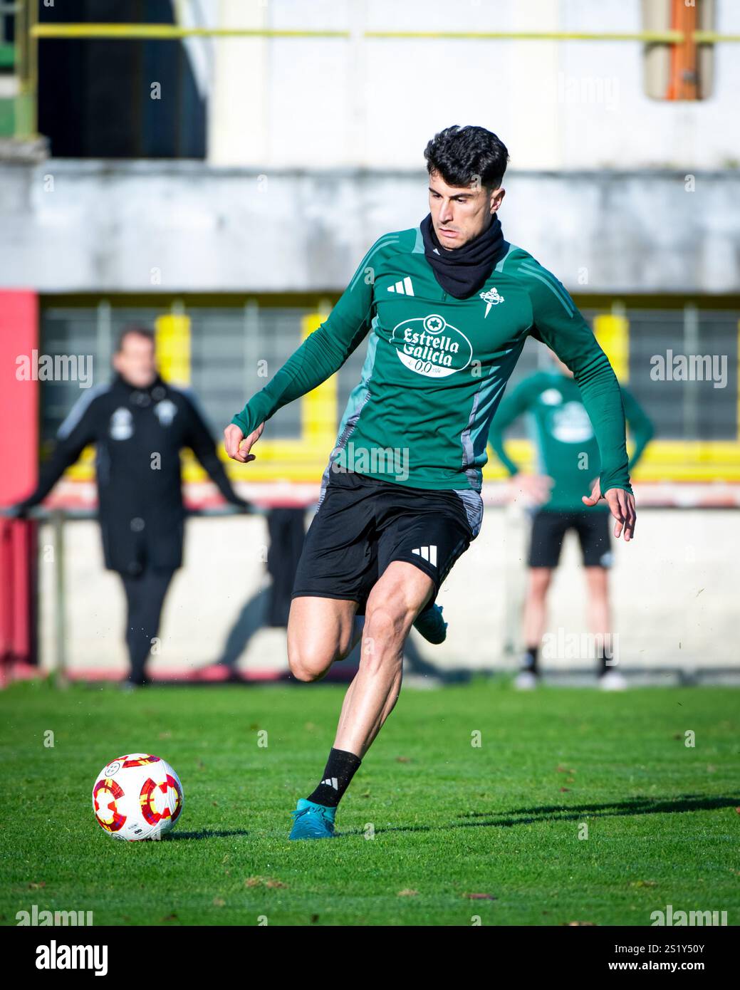 Ferrol, Spain. 31 December, 2024. Racing Club Ferrol training day. Luis ...