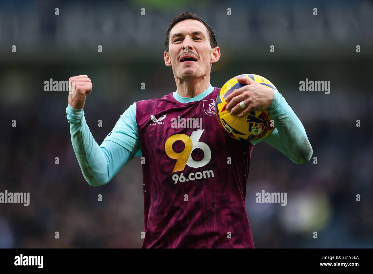 Burnley’s Connor Roberts during the Sky Bet Championship match at Ewood ...